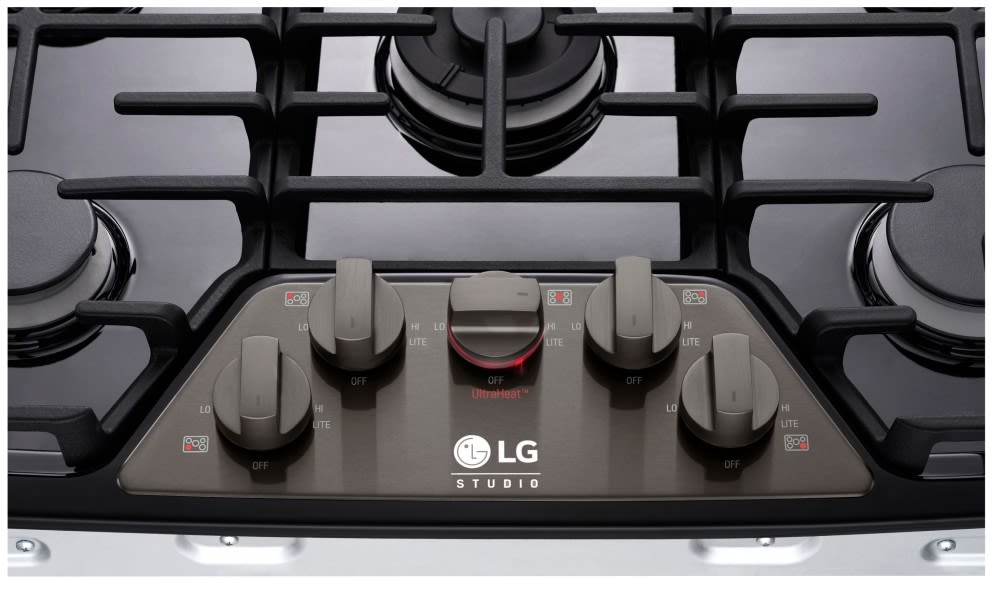 LG LSCG307BD 30 Inch Gas Cooktop with 5 Sealed Burners, Griddle ...