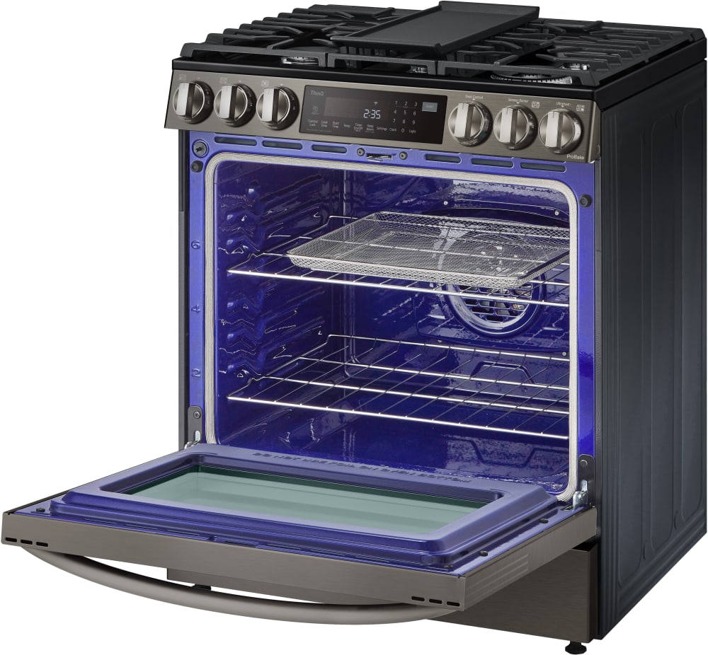 LG LSDL6336D 30 Inch Slide-In Dual Fuel Smart Range with 5 Sealed ...