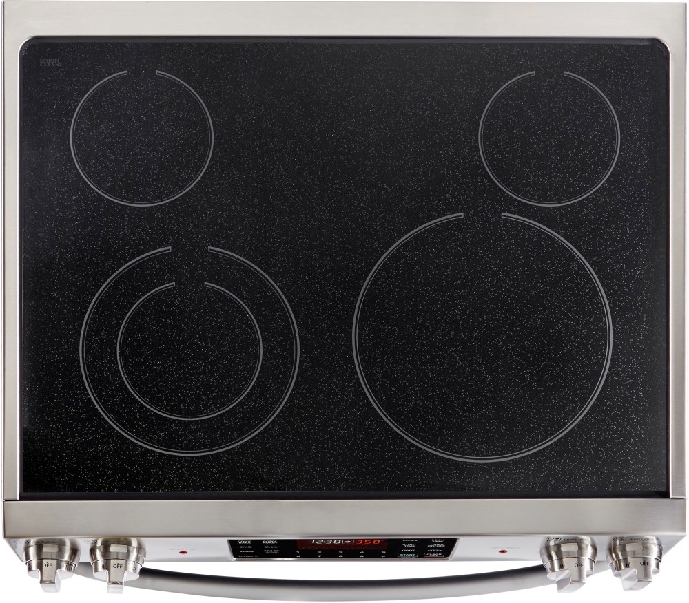 LG LSE3090ST 30 Inch Freestanding Electric Range with 4 Radiant ...
