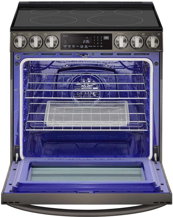 LG LSEL6335D 30 Inch Smart InstaView™ Electric Slide-in Range with 5 ...