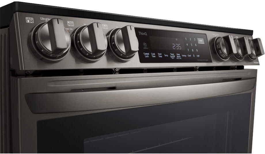 LG LSEL6337D 30 Inch Smart InstaView™ Electric Slide-In Range with 5 ...