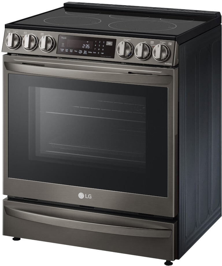LG LSEL6337D 30 Inch Smart InstaView™ Electric Slide-In Range with 5 ...