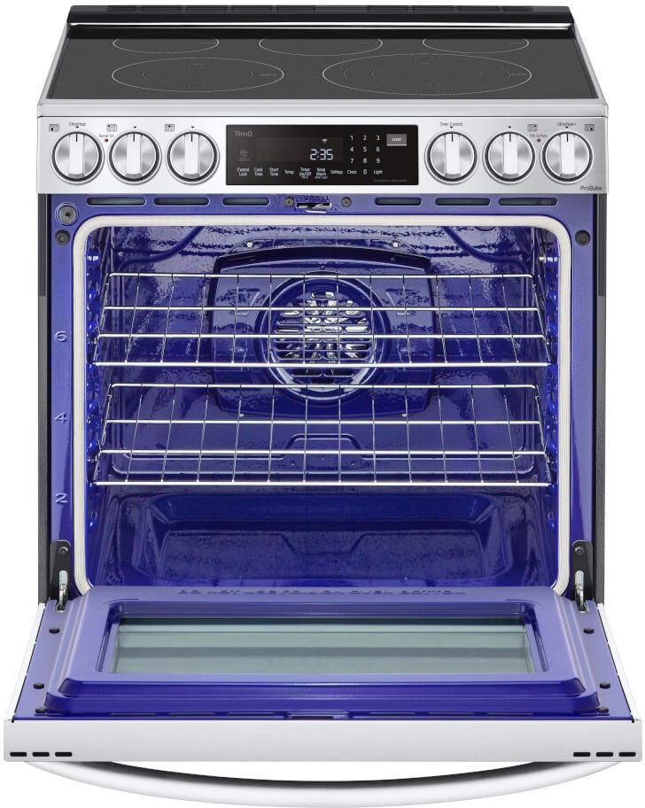 LG LSEL6337F 30 Inch Smart InstaView™ Electric Slide-In Range with 5 ...