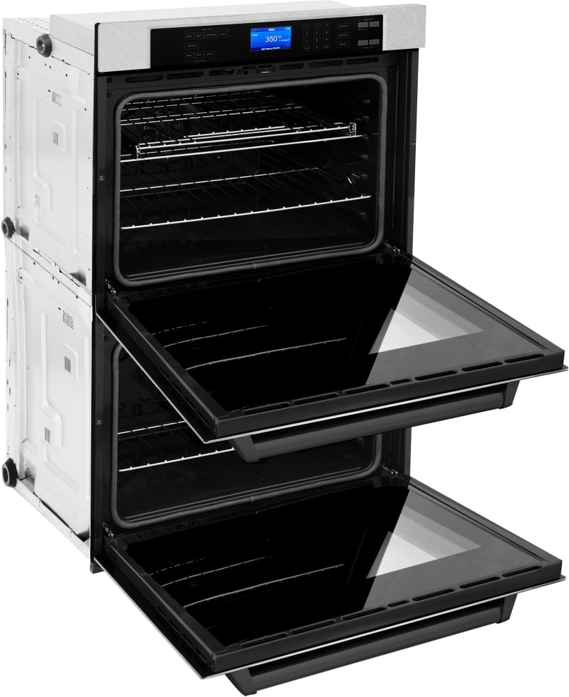 ZLINE AWDSZ30MB 30 Inch Double Electric Wall Oven with 10 cu. ft. Total ...