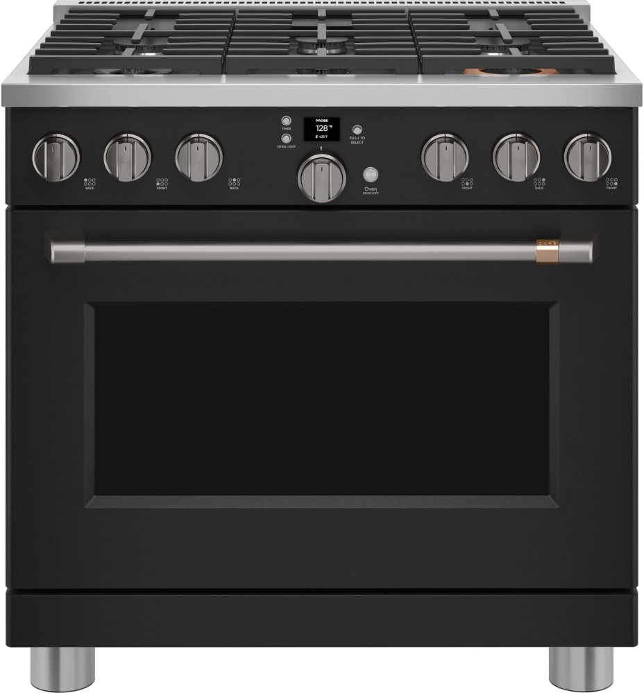 Cafe CGY366P3TD1 36 Inch Smart Professional Gas Range with 6 Sealed ...