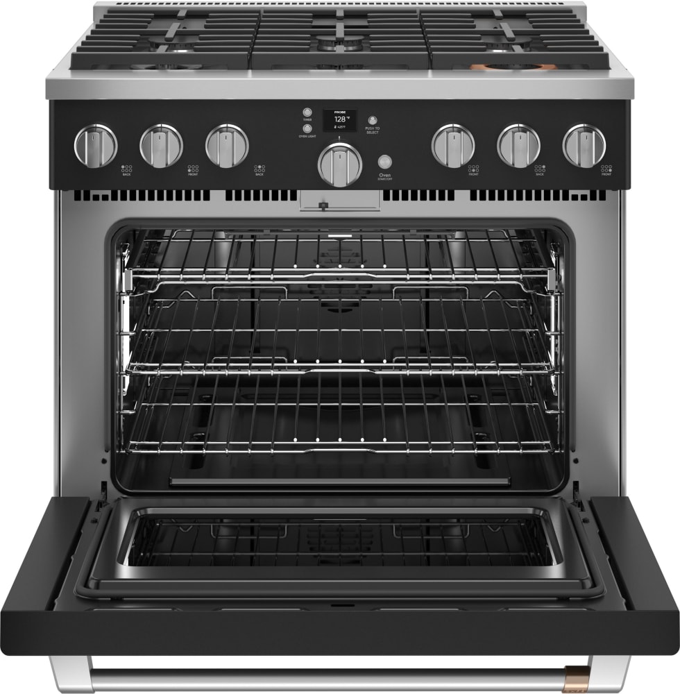 Cafe CGY366P3TD1 36 Inch Smart Professional Gas Range with 6 Sealed ...
