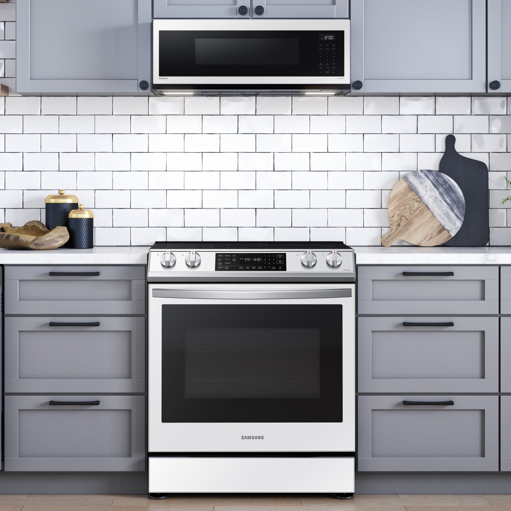 Samsung ME11CB751012 30 Inch SLIM Over-the-Range Smart Microwave with 1 ...