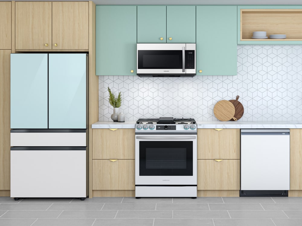 Samsung ME19CB704112 1.9 cu. ft. Over-the-Range Smart Microwave Oven ...