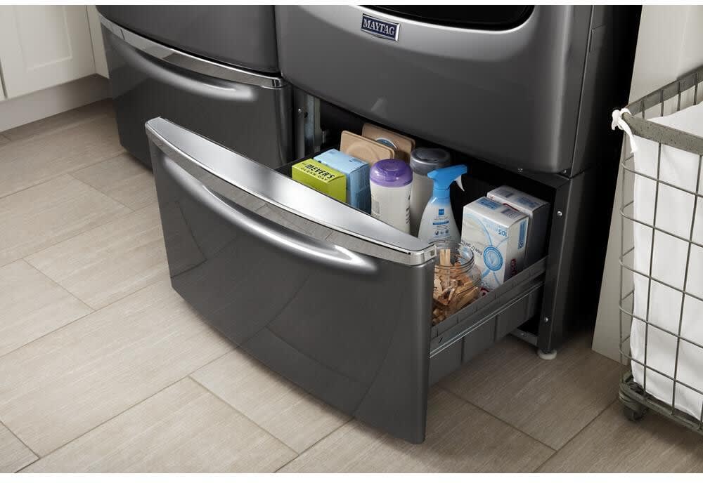 Maytag MED8630HC 27 Inch Electric Smart Dryer with 7.3 Cu. Ft. Capacity ...