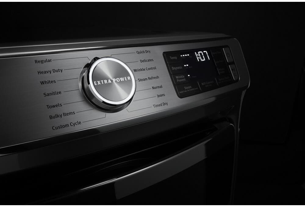 Maytag MED8630HC 27 Inch Electric Smart Dryer with 7.3 Cu. Ft. Capacity ...