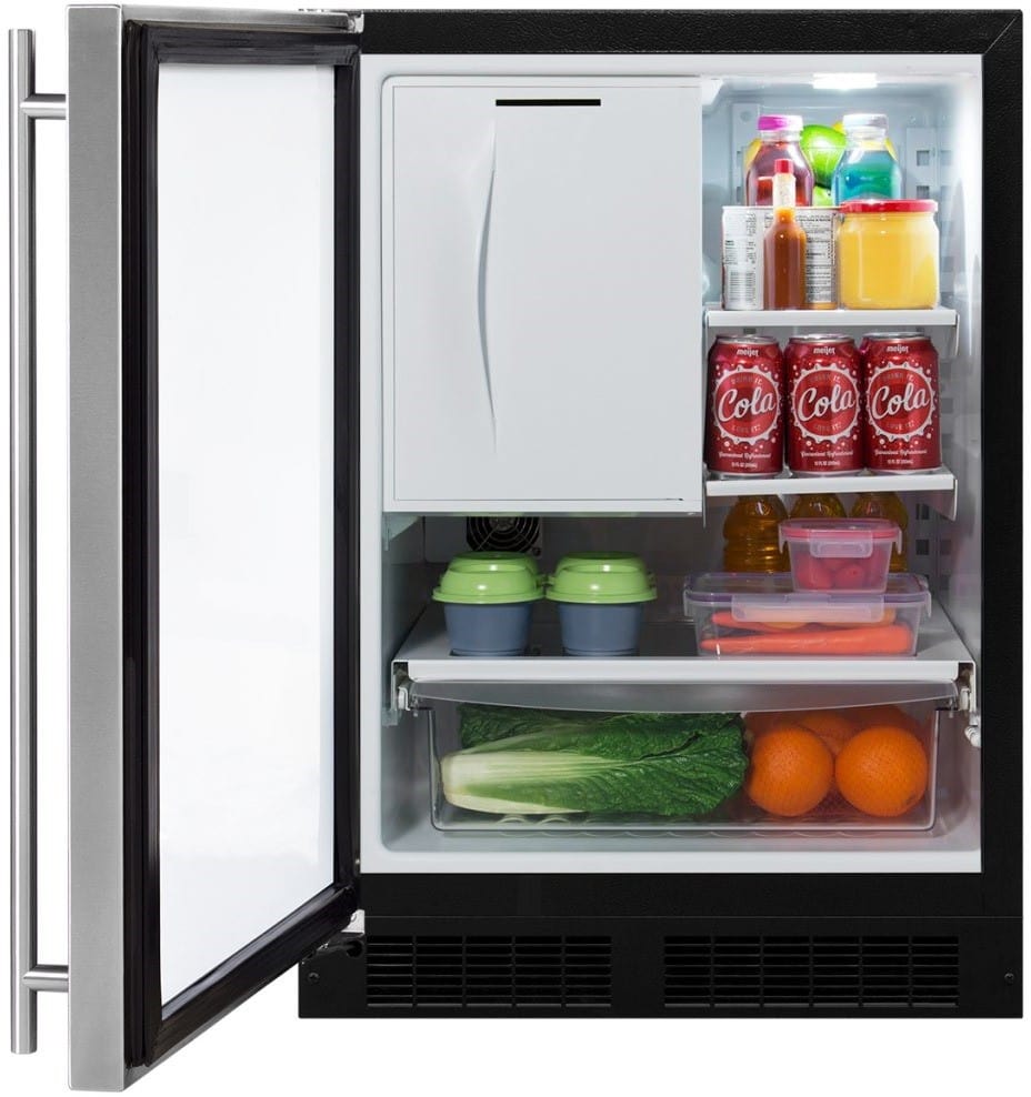 Marvel ML24RFP4LP 24 Inch Built-In Panel Ready Refrigerator Freezer ...