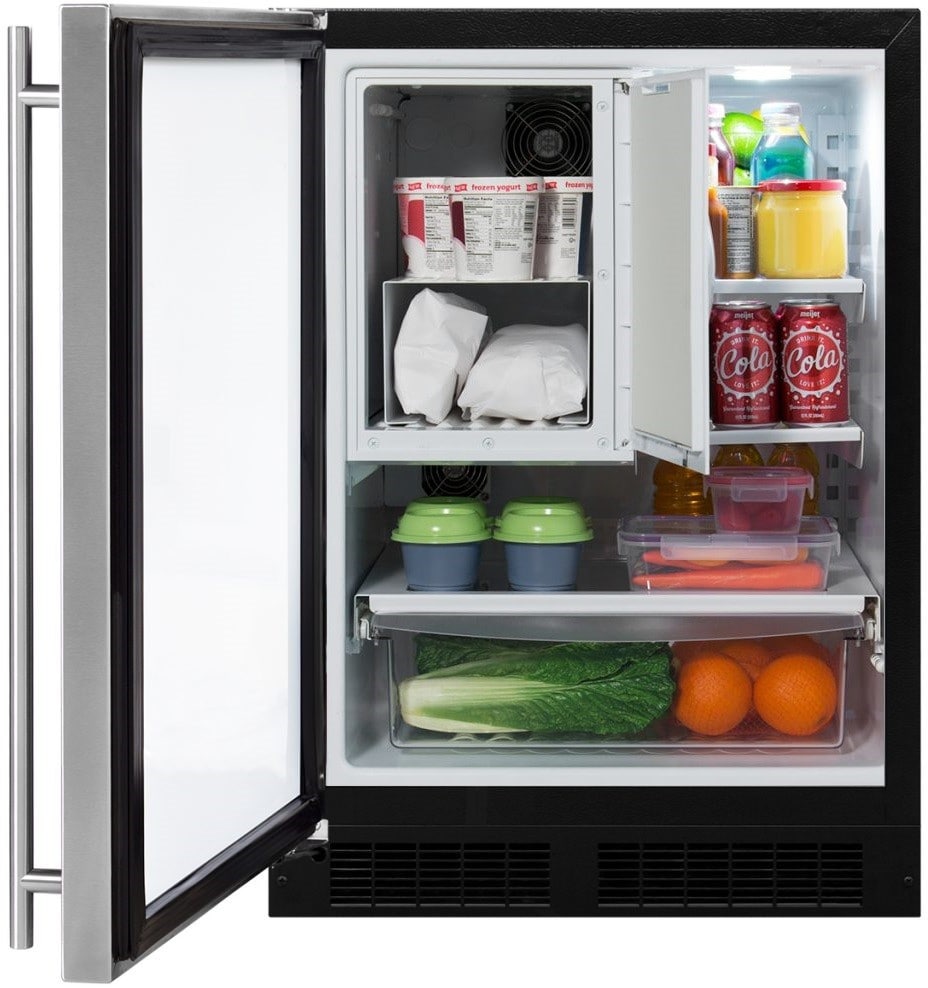 Marvel ML24RFP4LP 24 Inch Built-In Panel Ready Refrigerator Freezer ...