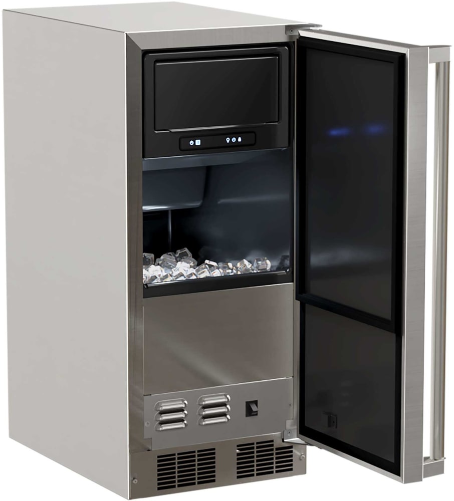 Marvel MO15CLS2RS 15 Inch Clear Ice Machine with Arctic Illuminice ...