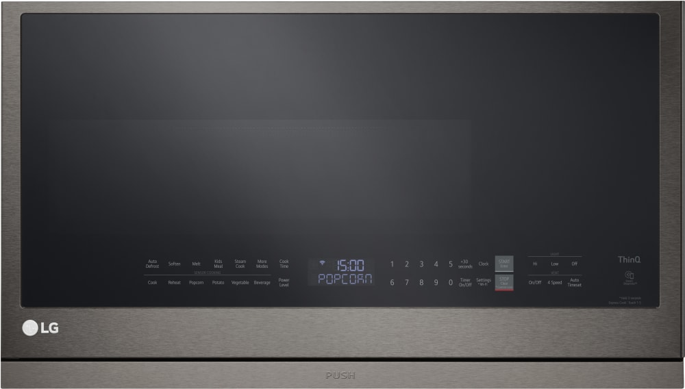 LG MVEL2137D 30 Inch Over-the-Range Smart Microwave Oven with 2.1 cu ...