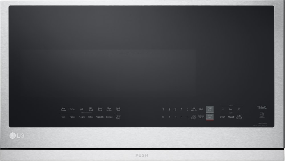 LG MVEL2137F 30 Inch Over-the-Range Smart Microwave Oven with 2.1 cu ...