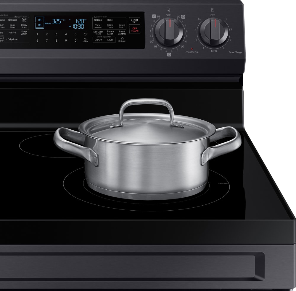 Samsung NE63A6751SG 30 Inch Freestanding Electric Smart Range with 5 ...