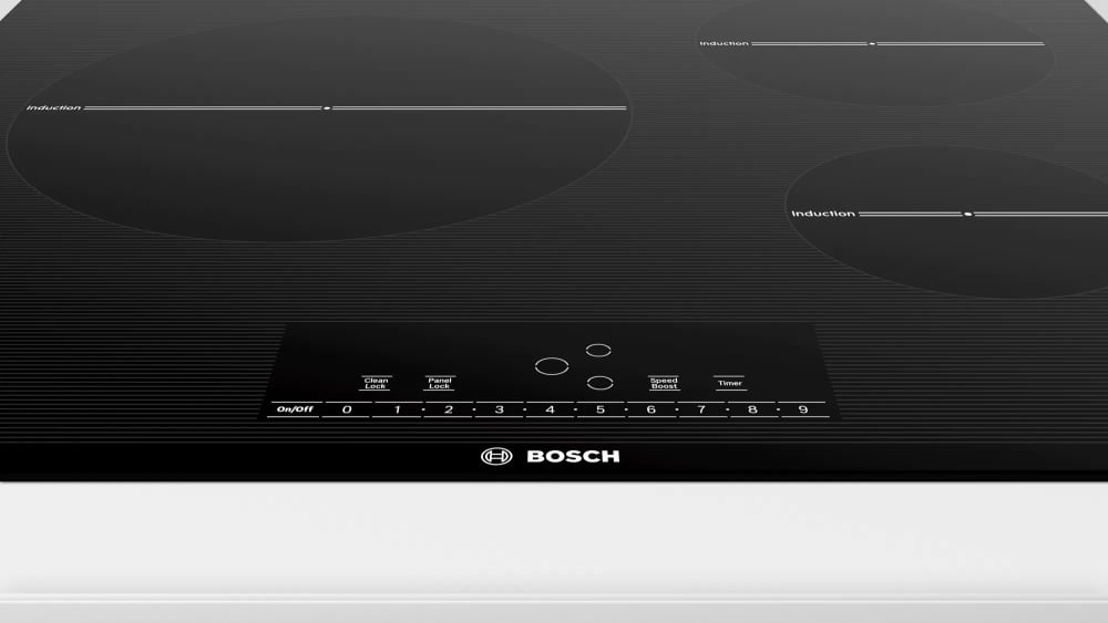 Bosch NIT5460UC 24 Inch Induction Cooktop with 3 Elements, Ceramic ...