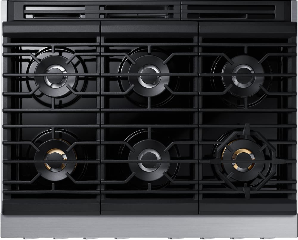 Samsung NX36R9966PS 36 Inch Smart Slide-In Gas Pro Range with Wi-Fi ...