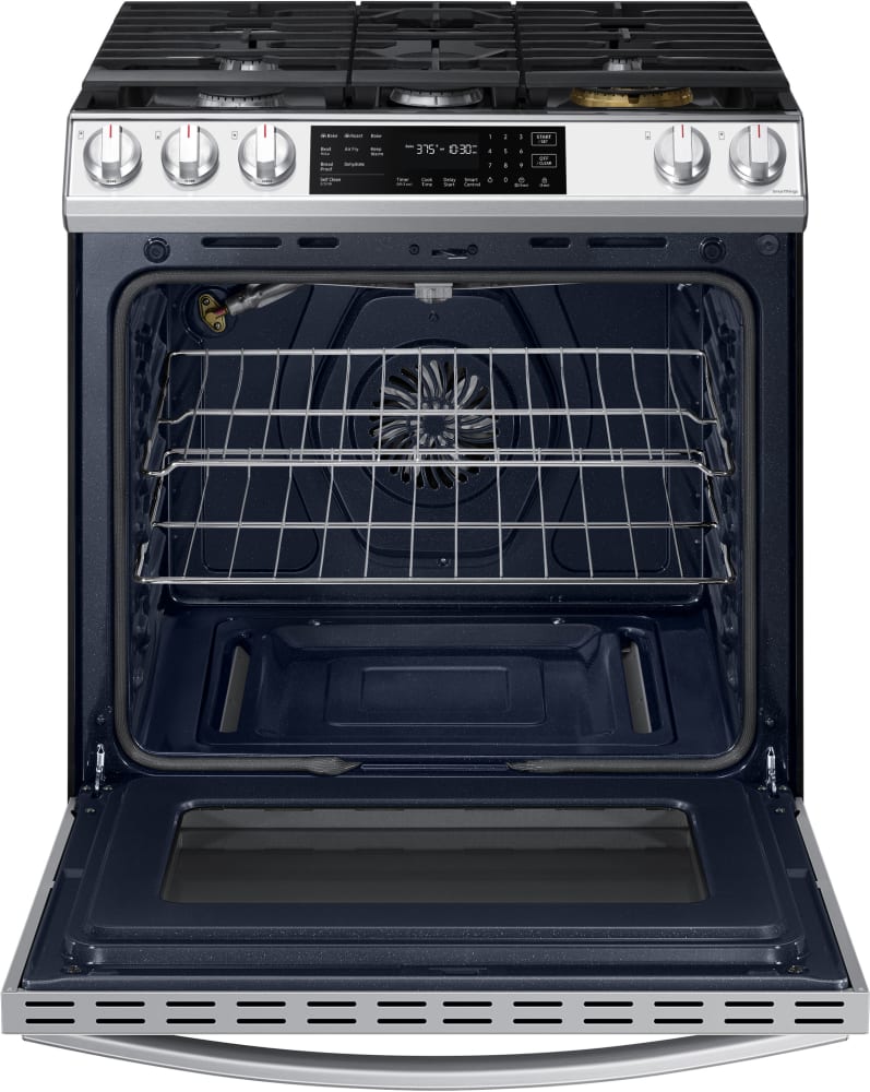 Samsung NX60BB851112 30 Inch Slide-In Smart Gas Range with 5 Sealed ...
