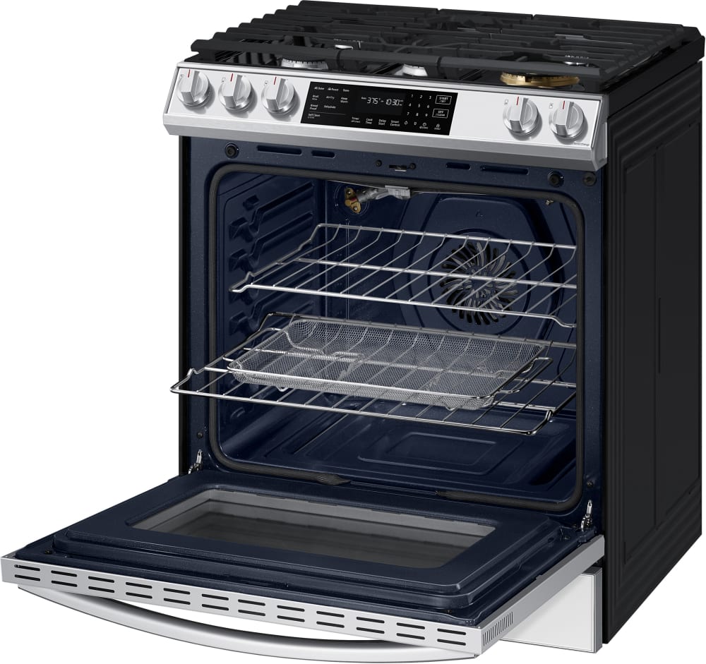Samsung NX60BB851112 30 Inch Slide-In Smart Gas Range with 5 Sealed ...