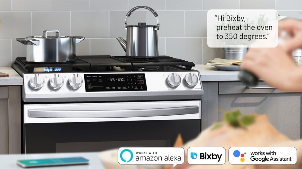 smart control on samsung range