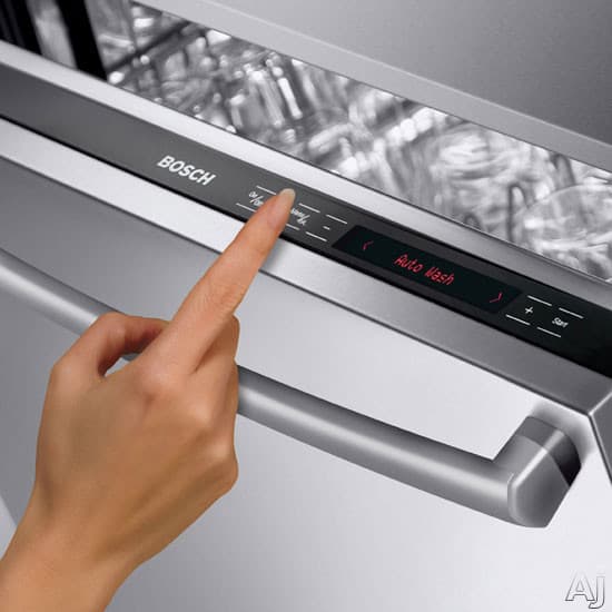 Bosch SHE66C05UC Semi-Integrated Dishwasher with 6 Wash Cycles ...