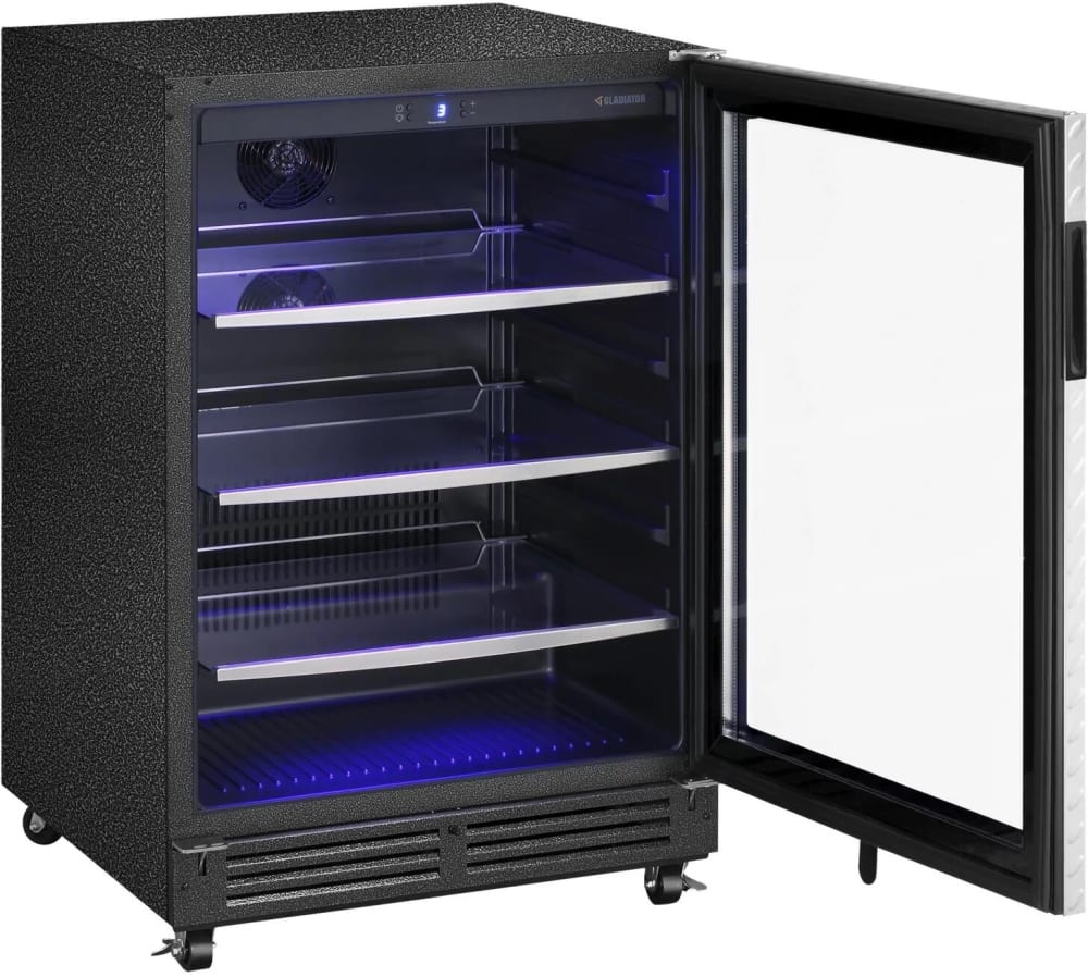 Gladiator GABC05FDKG 24 Inch Freestanding Beverage Cooler with 154 Can ...