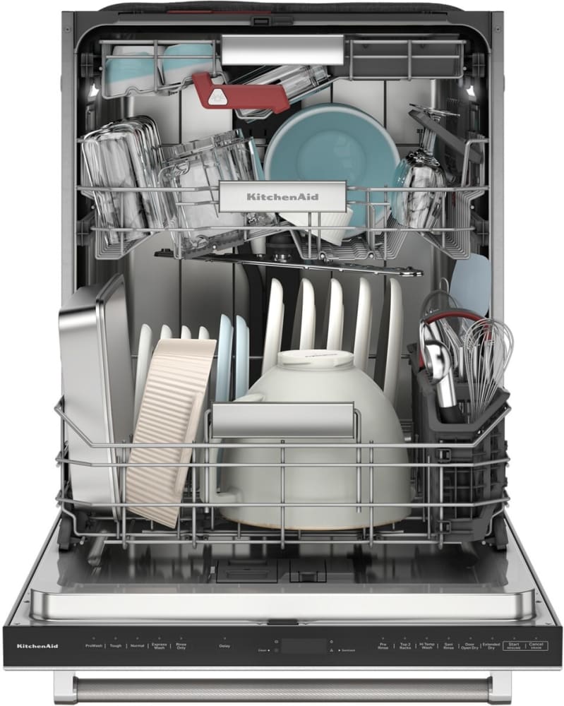 KitchenAid KDTF924PPS 24 Inch Fully Integrated Dishwasher with 14 Place ...