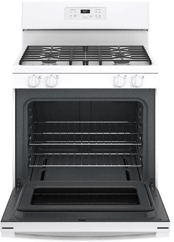 GE JGBS61DPWW 30 Inch Freestanding Gas Range with 4 Sealed Burners, 4.8 ...