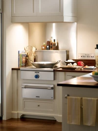 Thermador P24WKBS 24 Inch Modular Wok Cooktop with 30,000 BTU/hr Burner ...