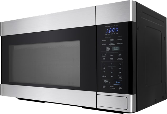 Sharp SMO1854DS 30 Inch Over the Range Microwave with Recessed ...