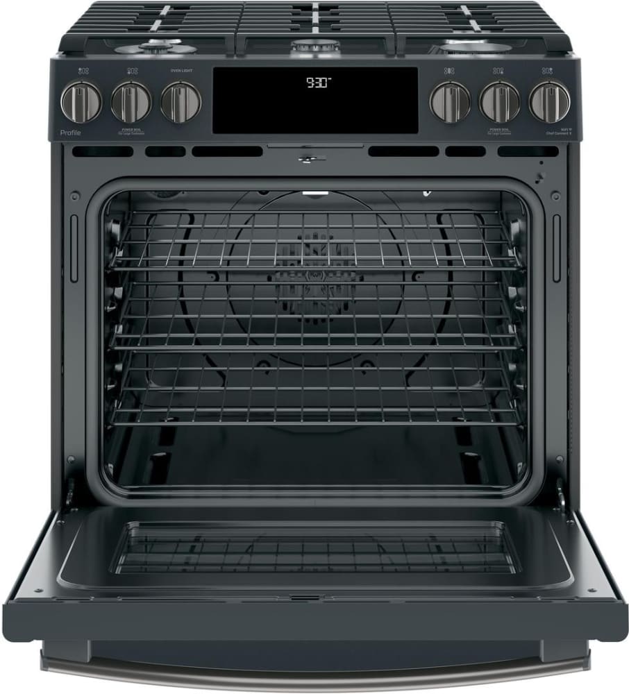 GE PGS930FELDS 30 Inch Smart Slide-In Gas Range with WiFi Connect, True ...