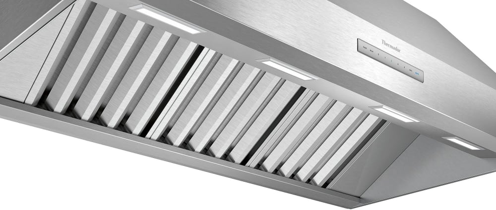Thermador PH48GWS 48 Inch Wall Mount Smart Range Hood with 4-Speed ...
