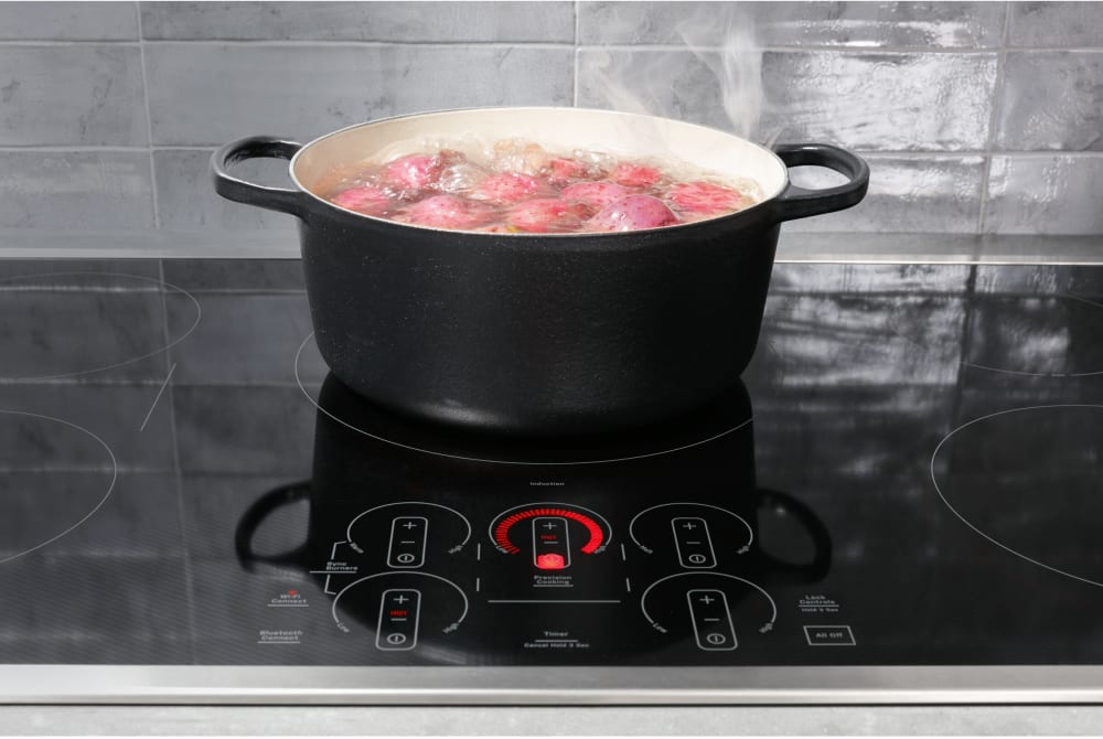 GE PHP9030STSS 30 Inch Induction Smart Cooktop with 4 Elements, Smooth ...
