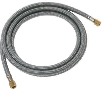 GE PM08X10008 8 Inch Universal Braided Water Line for Ice Makers or ...