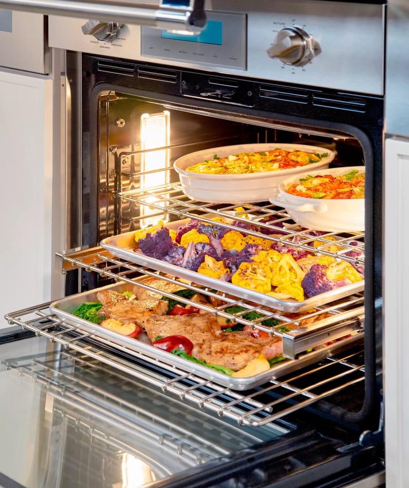 Thermador PODMC301W 30 Inch Double Combination Smart Electric Wall Oven ...