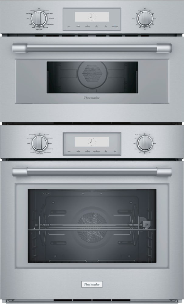 Thermador PODMC301W 30 Inch Double Combination Smart Electric Wall Oven ...