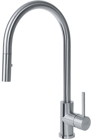 Franke FF3350 Cube Pull-Down Spray Faucet with Side Lever Operation ...