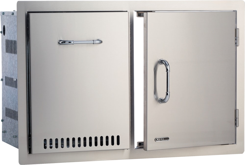 Bull 65784 33 Inch Single Access Door/Propane Drawer Combo with Pull ...