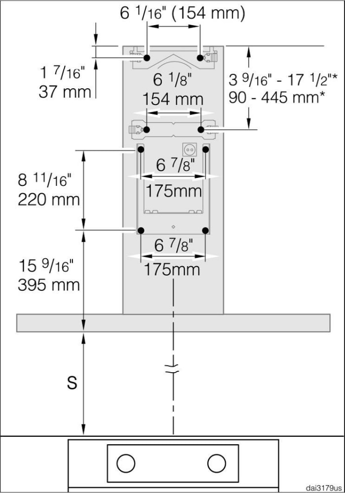 Miele PUR98W 36 Inch Chimney Style Wall Mount Hood with 625 CFM Blower ...