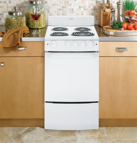 Hotpoint RA720KWH 20 Inch Freestanding Electric Range with 2.4 cu. ft ...