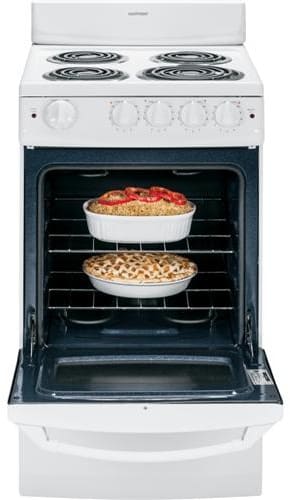 Hotpoint RA720KWH 20 Inch Freestanding Electric Range with 2.4 cu. ft ...