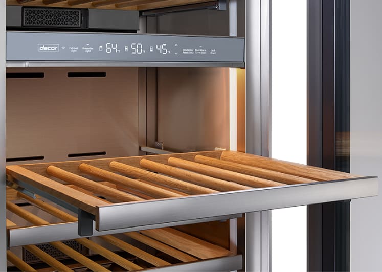 Dacor DRW24980RAP 24 Inch Integrated Wine Cellar with Triple ...