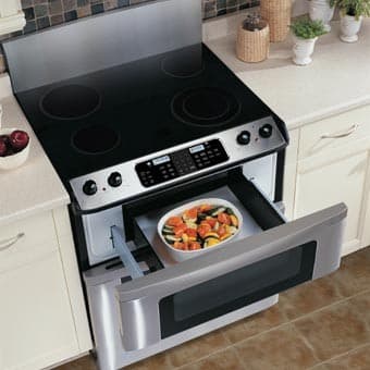 Sharp KB3401LS 30 Inch Freestanding Electric Range with Microwave ...