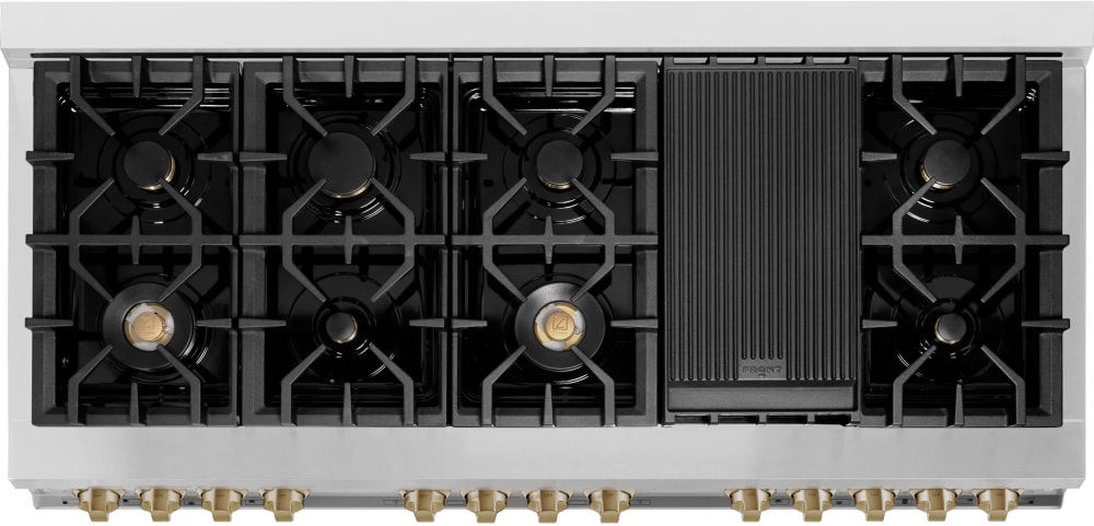 ZLINE RAZ60CB 60 Inch Freestanding Dual Fuel Range with 8 Italian ...