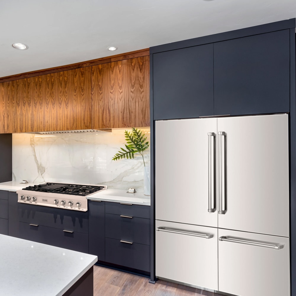 ZLINE RBIV30460 60 Inch Built-In French Door Refrigerator with 32.2 cu ...