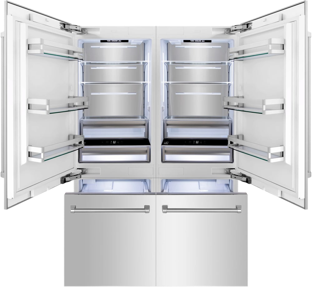 ZLINE RBIV30460 60 Inch Built-In French Door Refrigerator with 32.2 cu ...