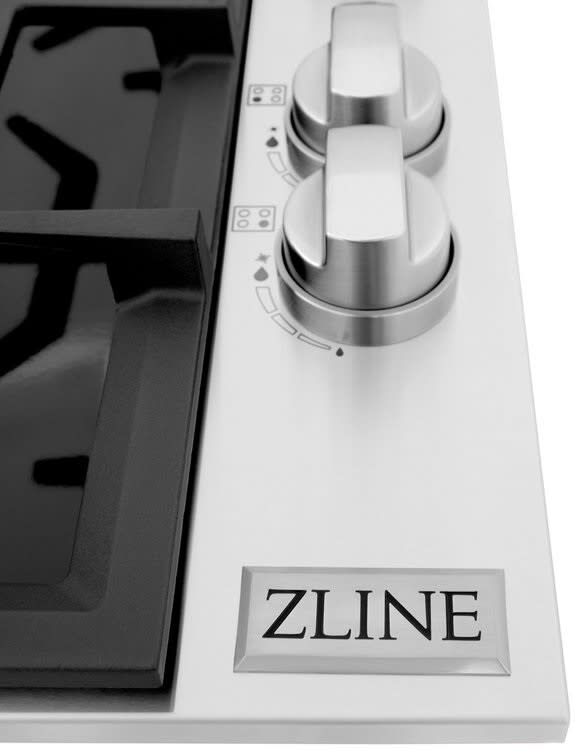 ZLINE RCBR30PBT 30 Inch Gas Cooktop with 4 Sealed Brass Burners, 18,000 ...