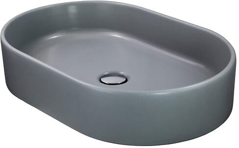 Nantucket Sinks RC5022C 24 Inch Top Mount Oval Bathroom Sink with 5 ...