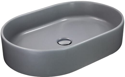 Nantucket Sinks RC5022C 24 Inch Top Mount Oval Bathroom Sink with 5 ...